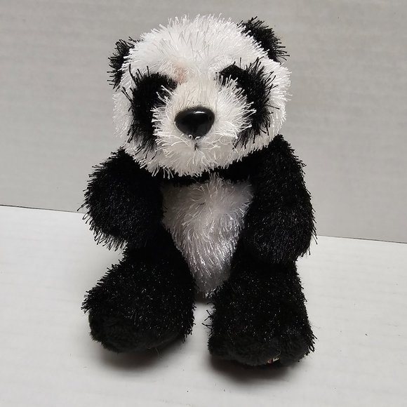 GANZ | Toys | Webkinz Ganz Black White Furry Panda Bear Japan Plush ...